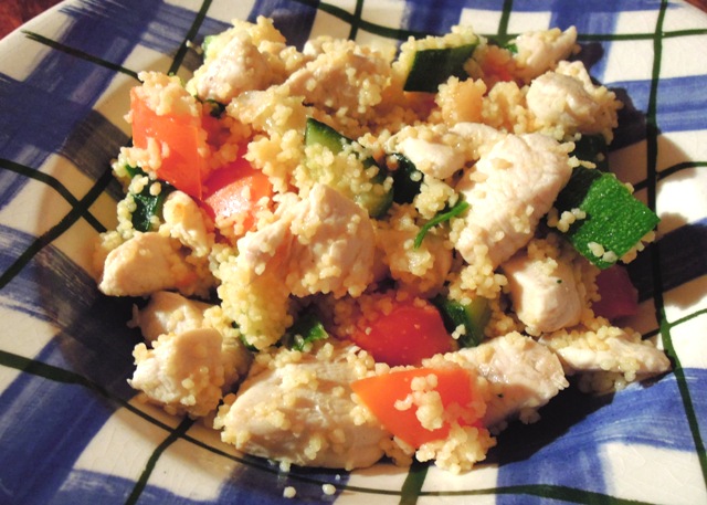 Chicken with cous cous – Bangers & Mash