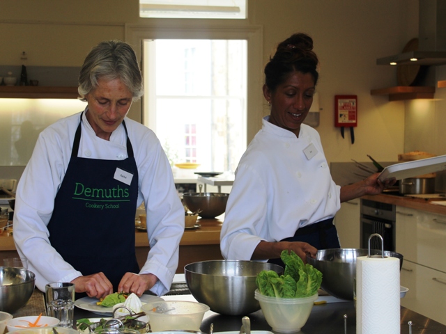 Cooking Asian Street Food at Demuths – Bangers & Mash